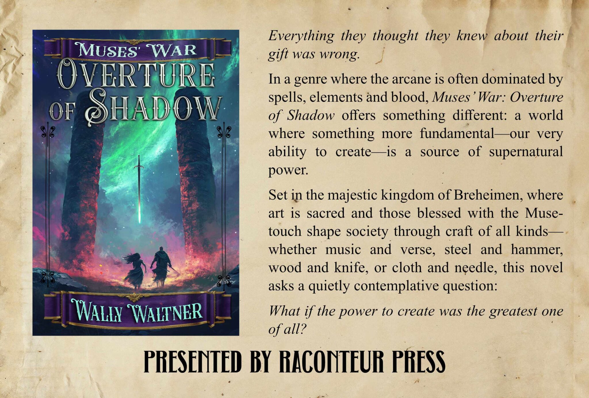 Raconteur Press – We publish entertaining fiction